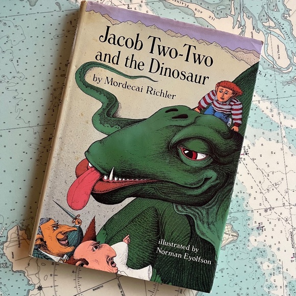 Book | Accents | Vintage 987 Jacob Twotwo And The Dinosaur By Mordecai ...